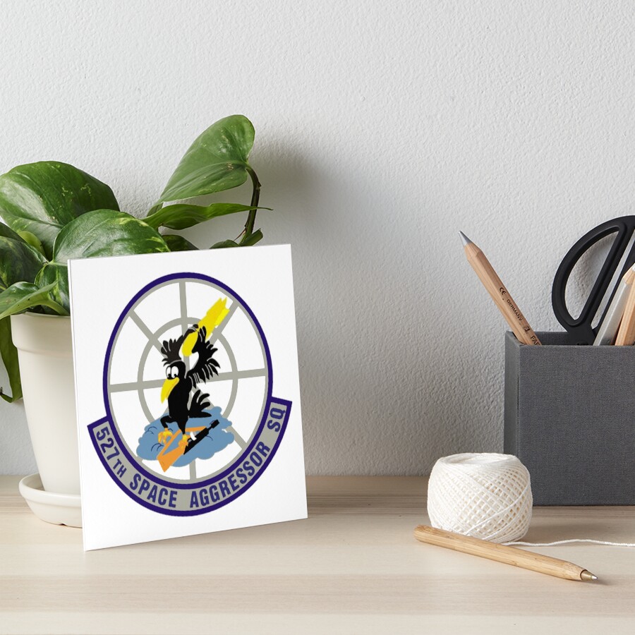 " 527th Space Aggressor Squadron (527 SAS) Crest" Art Board Print by ...