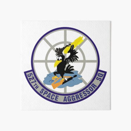" 527th Space Aggressor Squadron (527 SAS) Crest" Art Board Print by ...