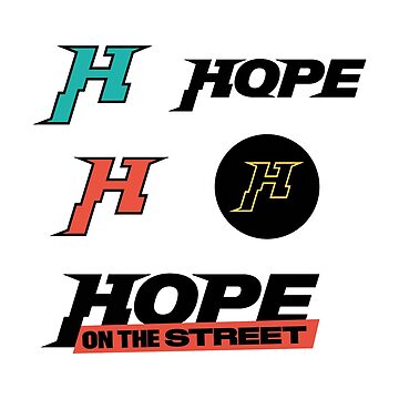 "Hope On The Street" Sticker for Sale by daphinteresting | Redbubble