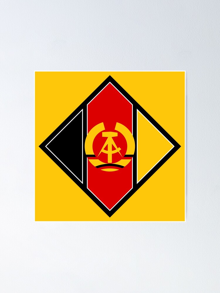 "East Germany Roundel Badge East German Air Force Roundel" Poster for ...