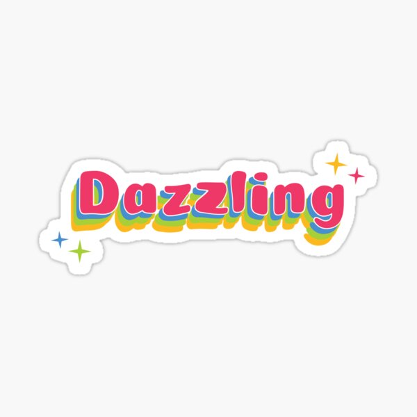 "Dazzling" Sticker for Sale by HaveFun-Design | Redbubble