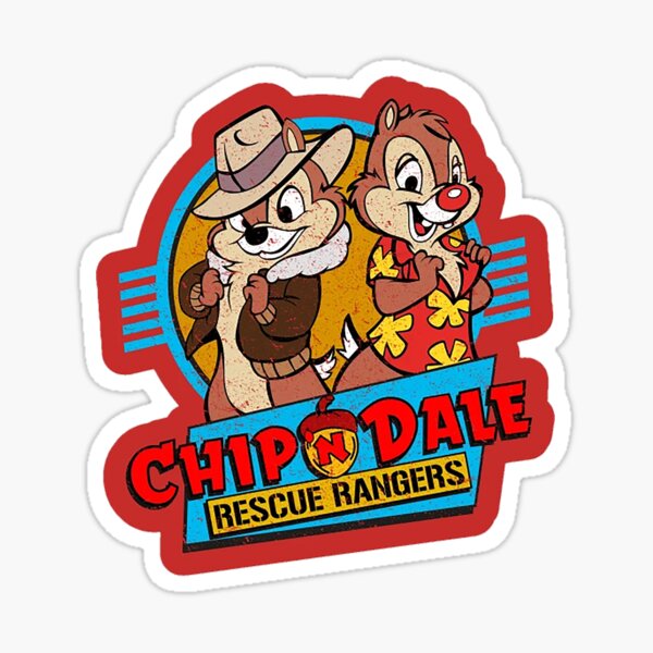 "chip and dale rescue rangers" Sticker for Sale by arfabasoko | Redbubble