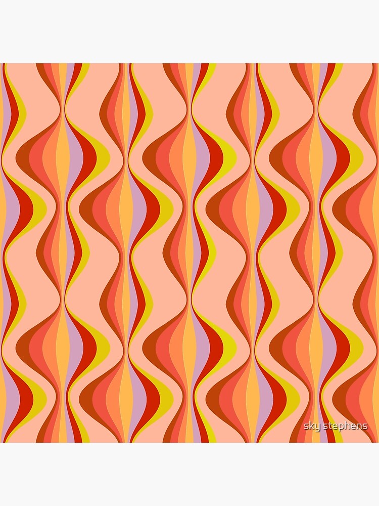 "60s Retro Mod Pattern" Poster for Sale by skylarjstephens | Redbubble