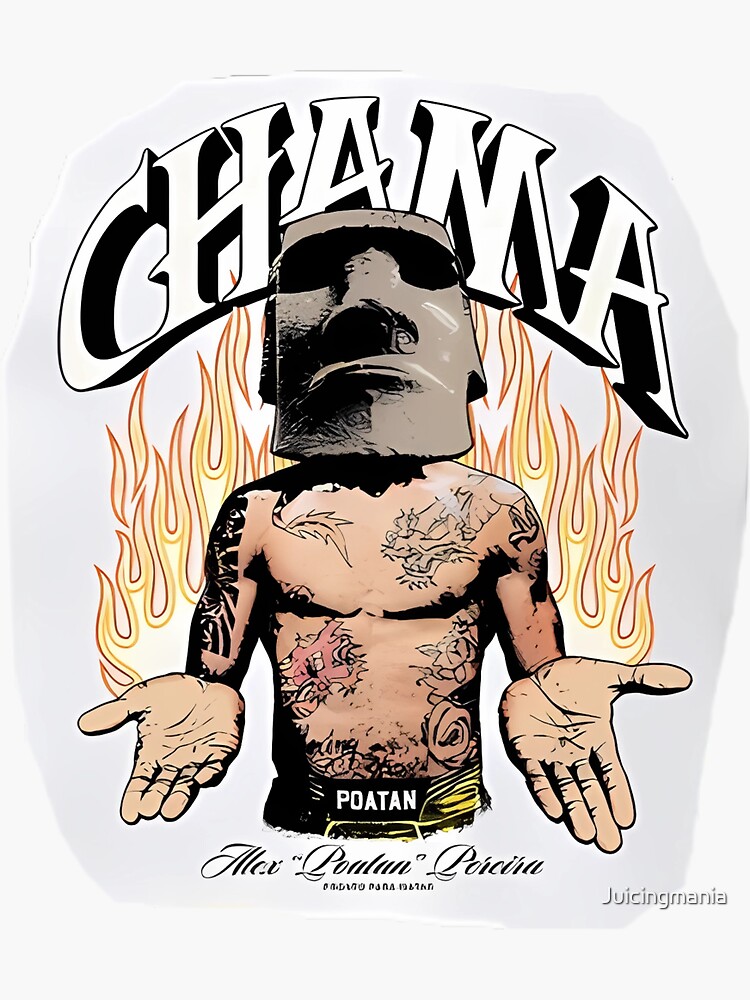 "Alex Pereira Chama" Sticker by Juicingmania | Redbubble