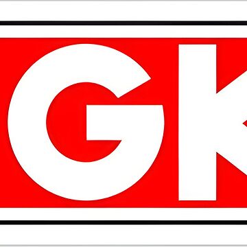 "NGK Sparkplug sponsor sticker." Sticker for Sale by 1qht | Redbubble