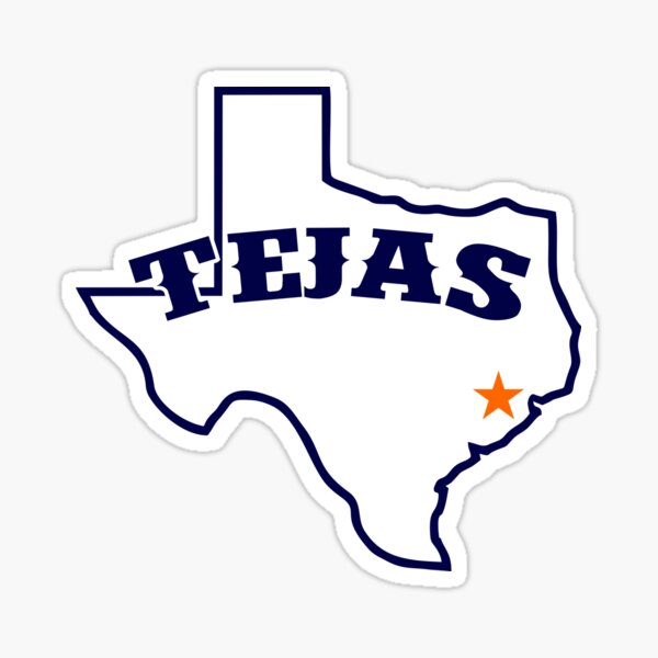 "TEJAS MAP STAR" Sticker for Sale by vasebrothers | Redbubble