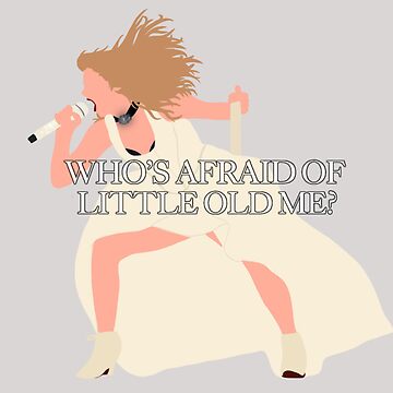 "who's afraid of little old me? ttpd eras tour" Sticker for Sale by ...