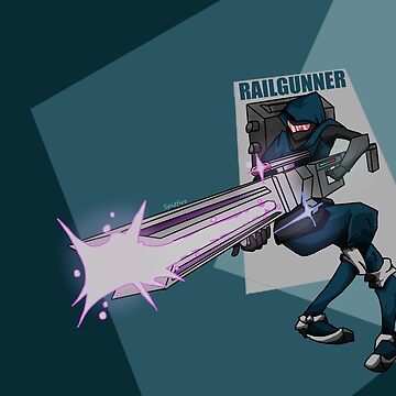 "Railgunner, Risk of Rain 2, Risk of Rain" Sticker for Sale by Sp1tfire ...