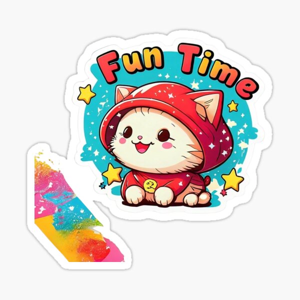 "A little kitty sticker" Sticker for Sale by GGi-Xoxo | Redbubble