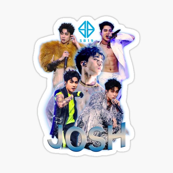 "SB19 JOSH PAGTATAG TOUR" Sticker for Sale by RedInkLab | Redbubble
