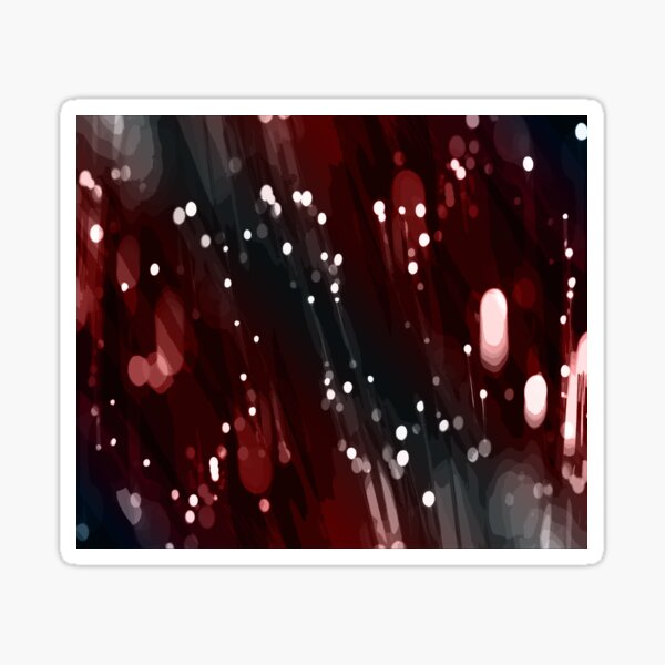 "Red Black Abstract" Sticker by xRadicalRainbow | Redbubble
