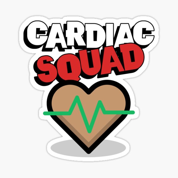 "Cardiac Squad" Sticker for Sale by sydney-syder | Redbubble