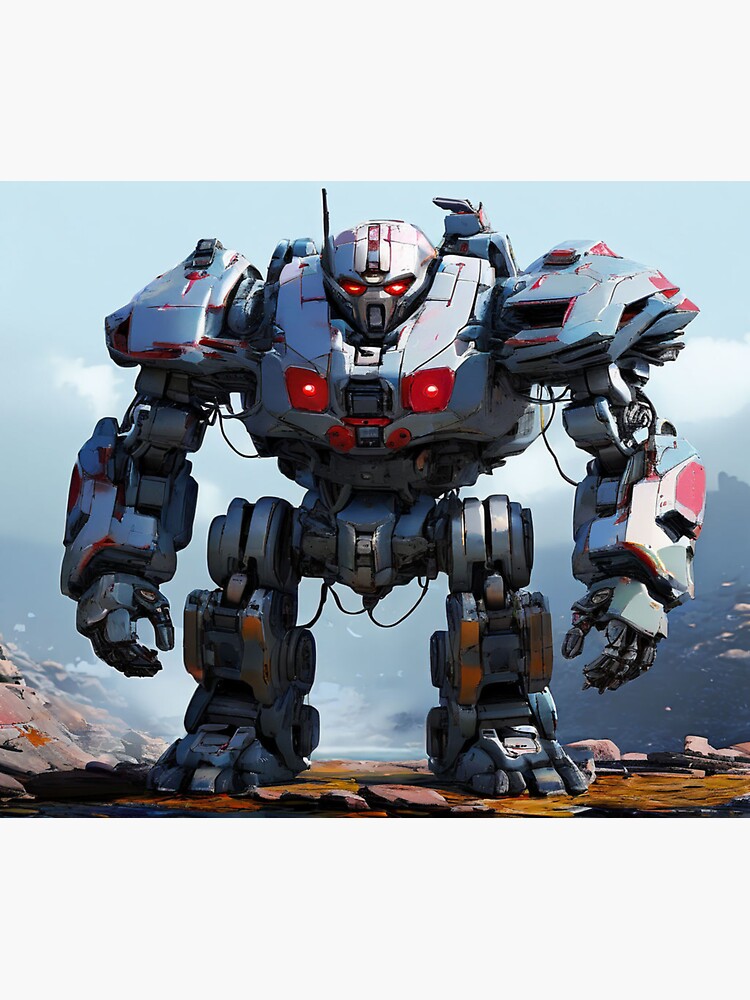 "Mecha" Sticker by JoeCollection | Redbubble