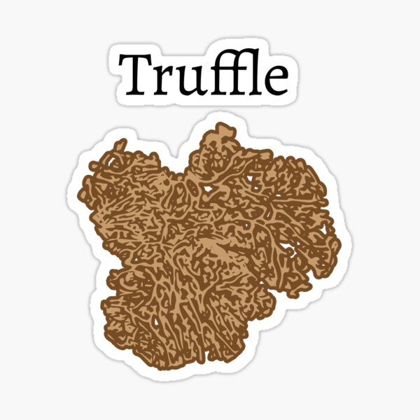 "Truffle Lover Mushroom Cook" Sticker by Simon-m-s | Redbubble