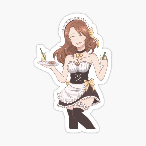 "Kawaii Maid" Sticker for Sale by kiwinunu12 | Redbubble