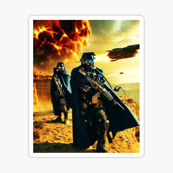 "helldivers 2 video game, helldivers II BOOOOOM" Sticker for Sale by SteveShop68 | Redbubble