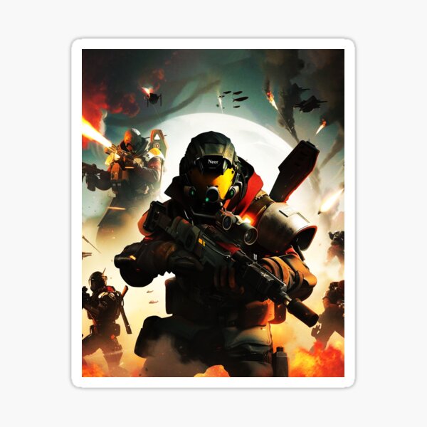 "helldivers 2 video game, helldivers II BOOOOOM" Sticker for Sale by ...