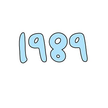 "Taylor Swift 1989" Sticker for Sale by raven292 | Redbubble