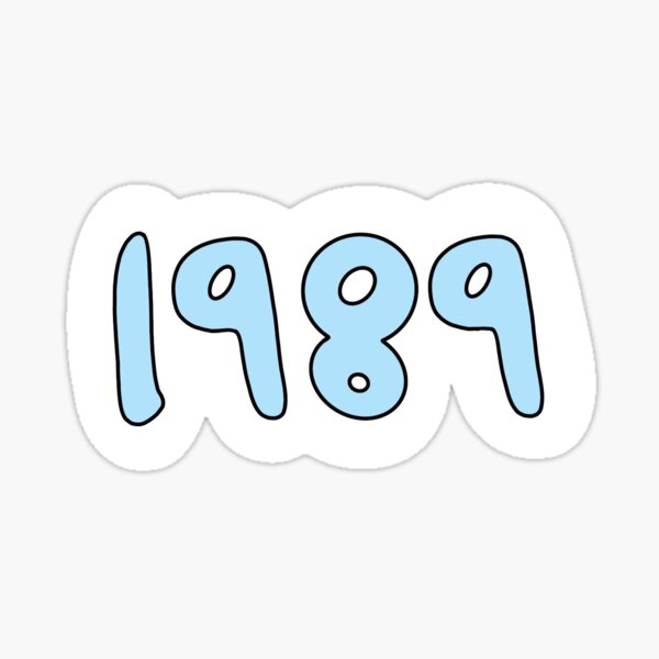 "Taylor Swift 1989" Sticker for Sale by raven292 | Redbubble