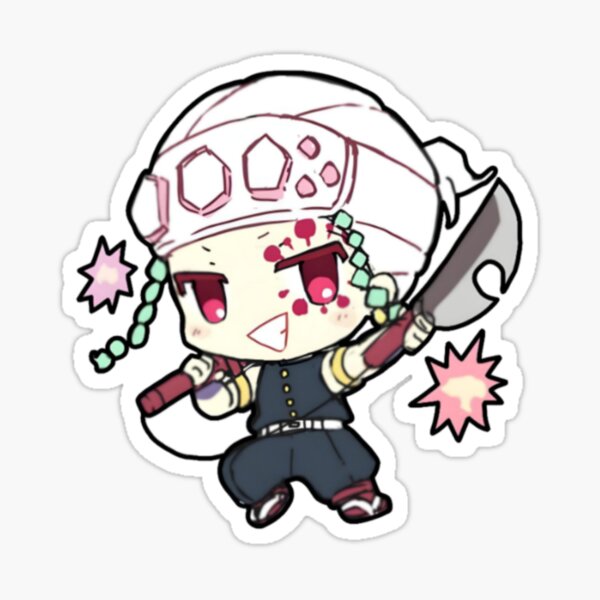 "Uzui Tengen" Sticker for Sale by JeeanbillSart | Redbubble