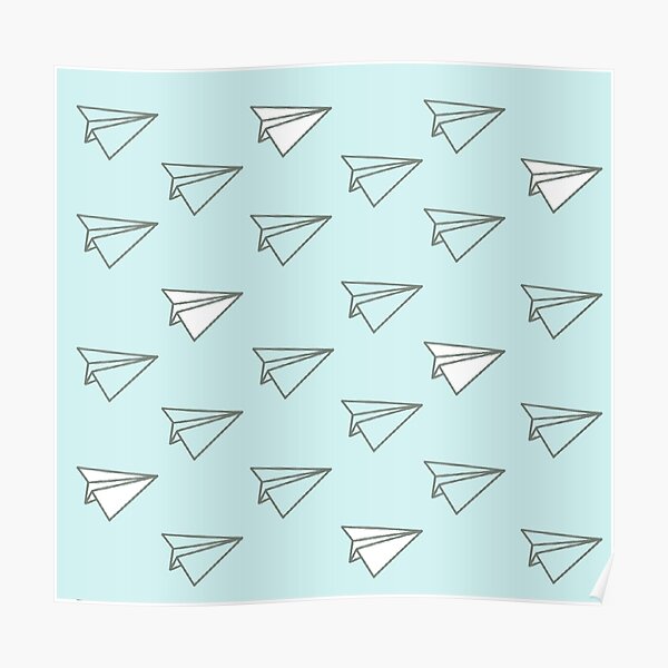 "Paper Planes" Poster for Sale by valleone | Redbubble