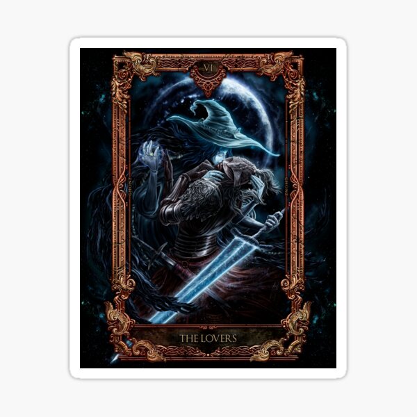 "The Lovers VI: Ranni & Tarnished" Sticker by Ghonz | Redbubble