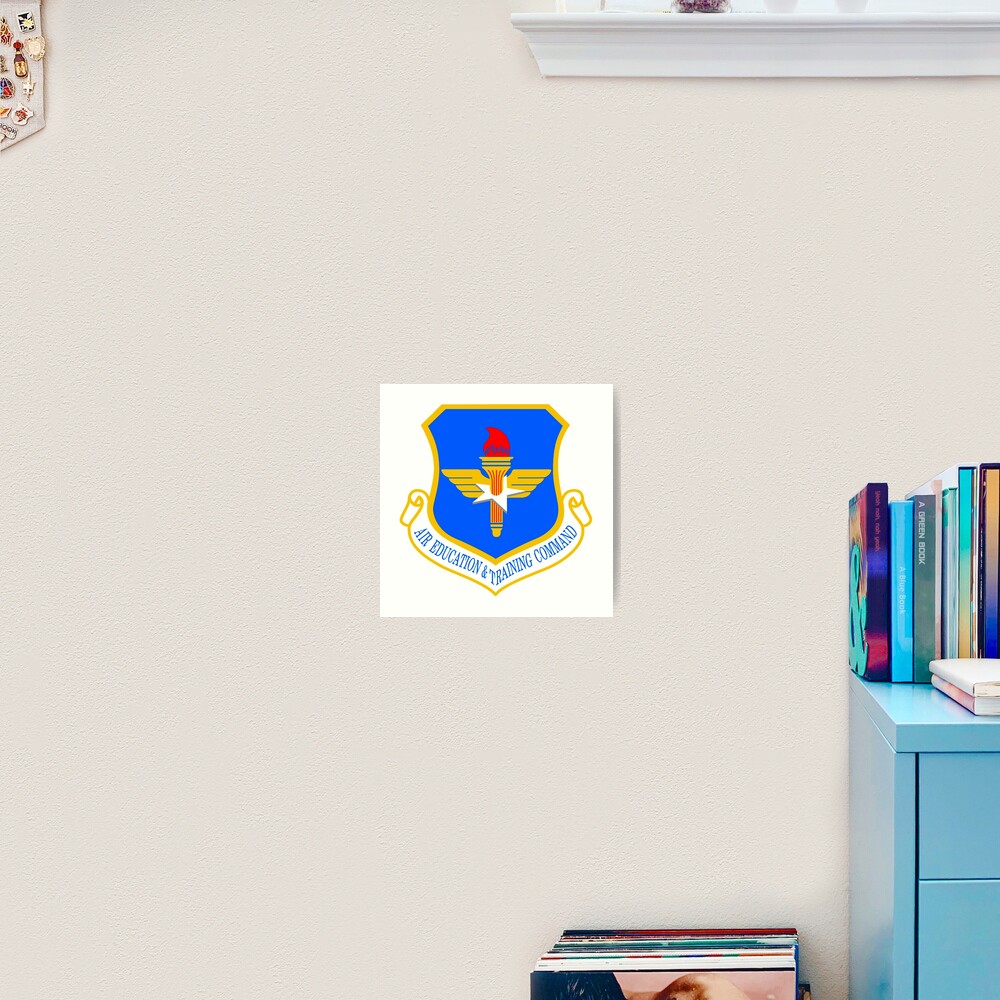 "Air Education and Training Command (AETC) Crest" Art Print for Sale by ...