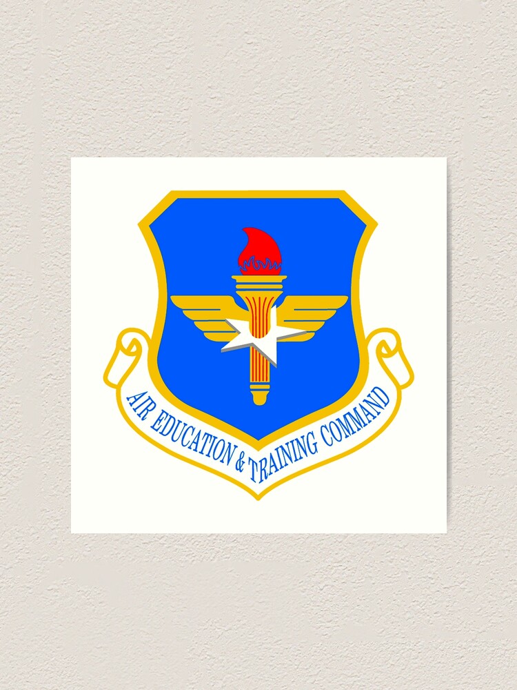 "Air Education and Training Command (AETC) Crest" Art Print for Sale by ...