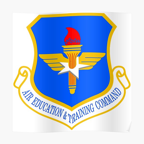 "Air Education and Training Command (AETC) Crest" Poster for Sale by ...