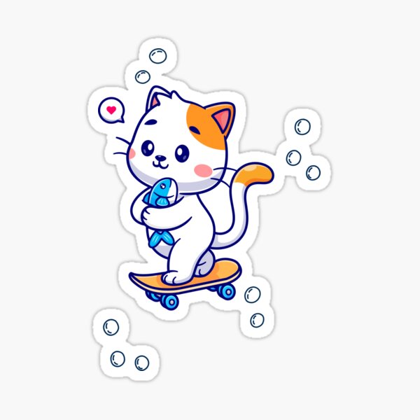 "Dory funny cat dory swimming" Sticker for Sale by raedlisam | Redbubble