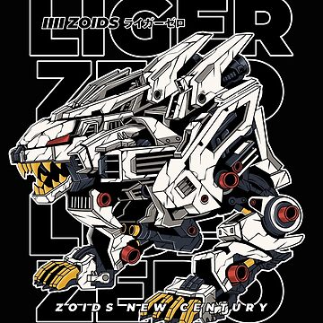 "ZOIDS LIGER ZERO" Sticker for Sale by ramdommoderat | Redbubble