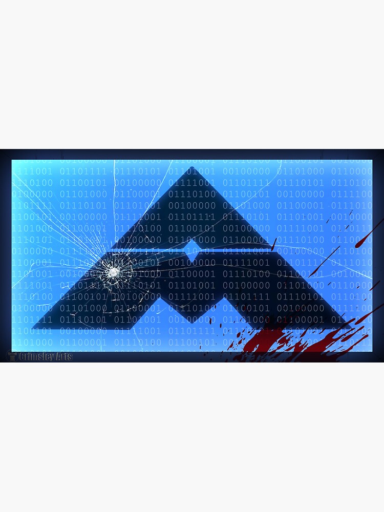 "A.M. //Allied Master Computer//" Sticker for Sale by GrimsleyArts ...