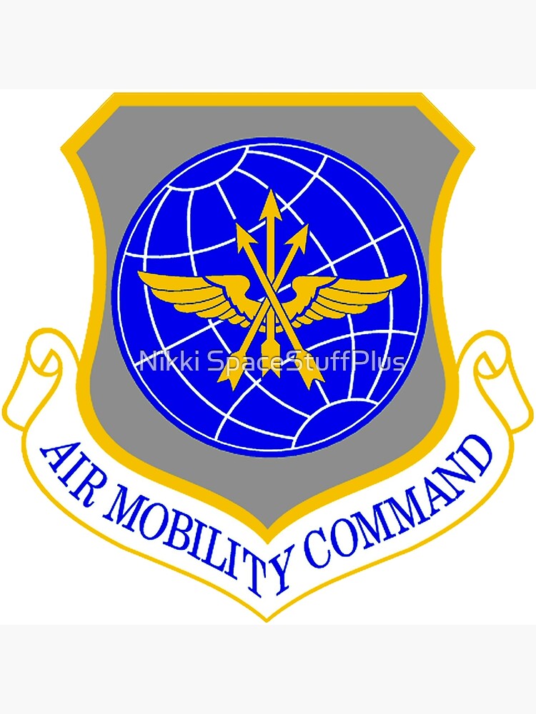 "Air Mobility Command Crest" Canvas Print by Spacestuffplus | Redbubble