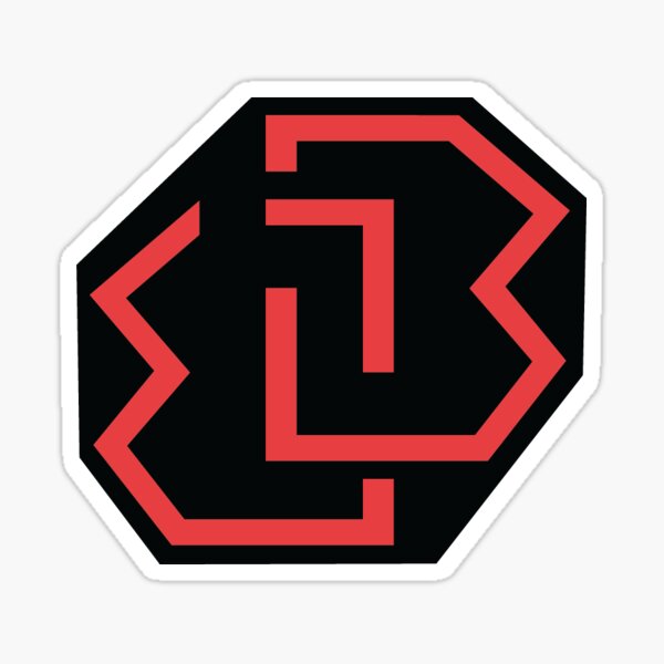 "BB Logo" Sticker for Sale by Redharring | Redbubble