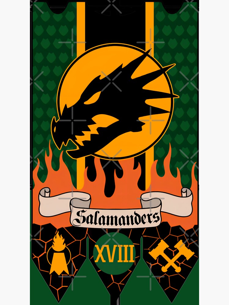"Salamanders Banner" Sticker for Sale by NerdFitness | Redbubble