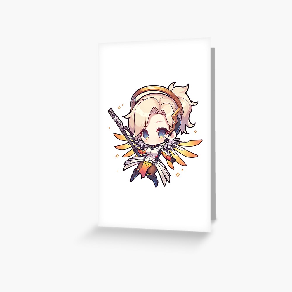 "Mercy Chibi" Sticker for Sale by Magical-Artz | Redbubble