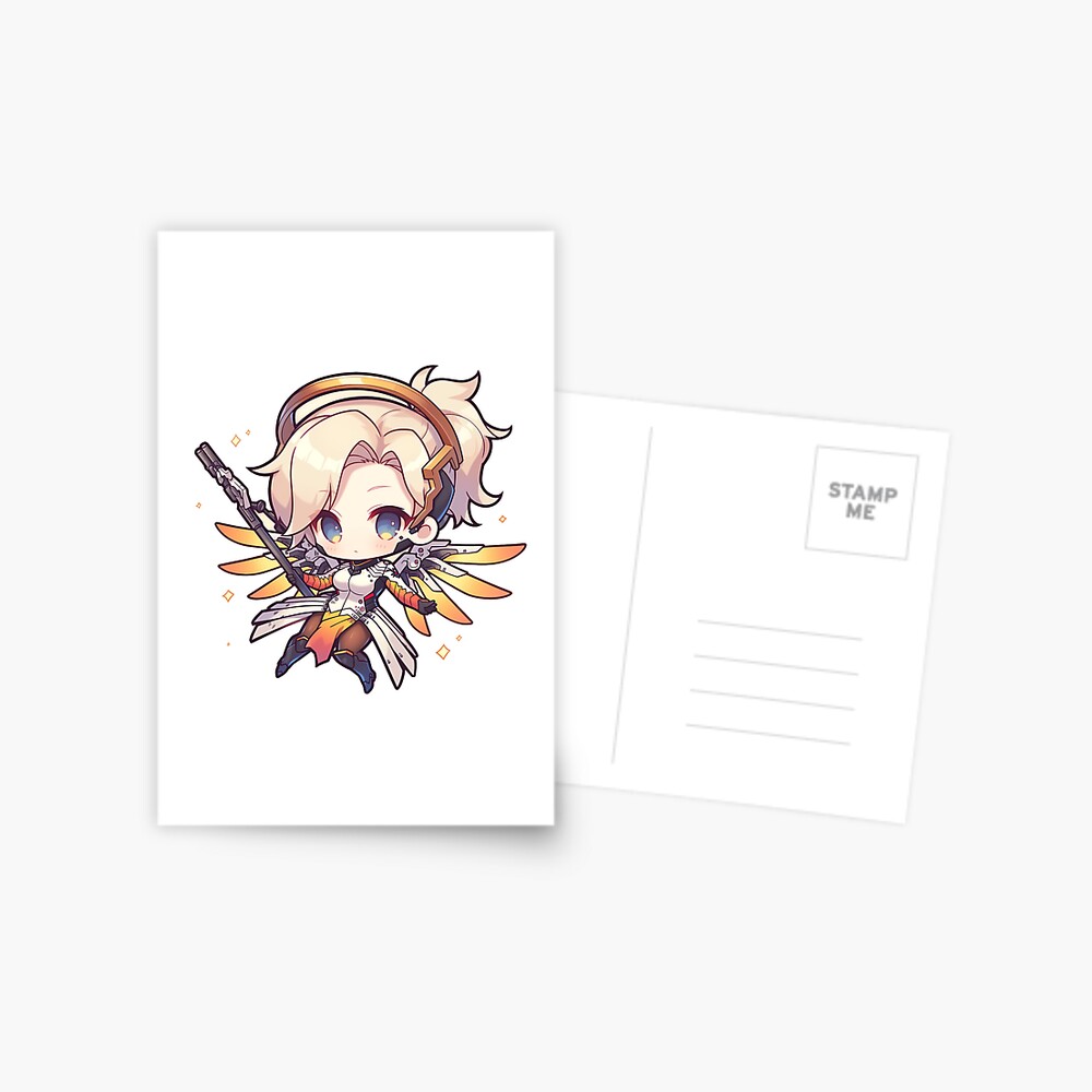 "Mercy Chibi" Sticker for Sale by Magical-Artz | Redbubble