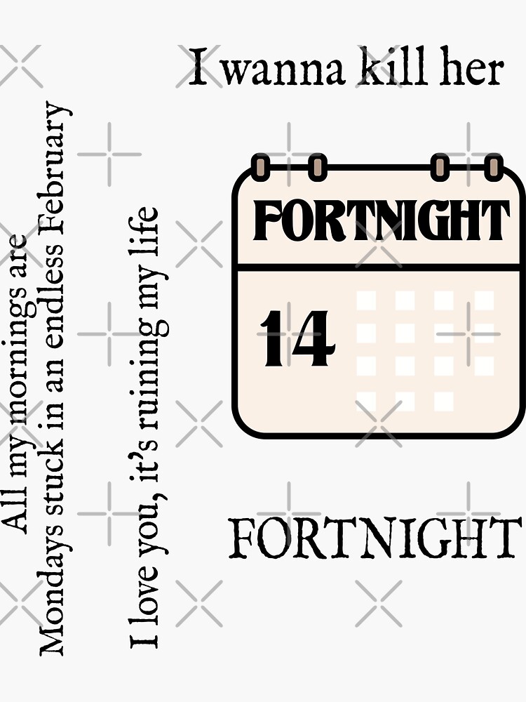 "fortnight sticker pack" Sticker by hatgan | Redbubble