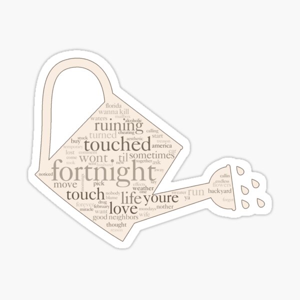 "Fortnight (The Tortured Poets Department) Sticker" Sticker for Sale by ...