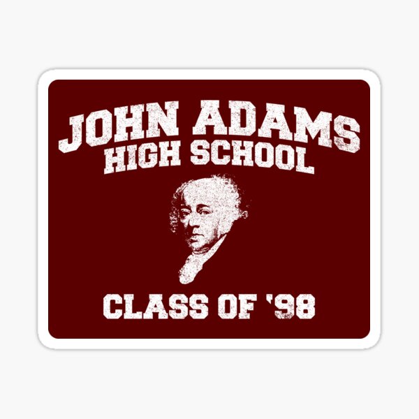 "John Adams High School Class of 98 (Boy Meets World)" Sticker for Sale ...