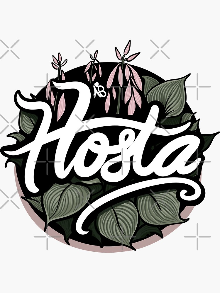 "Hosta" Sticker for Sale by altbarbzz | Redbubble