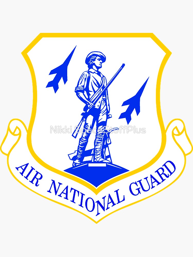 "The Air National Guard (ANG) Crest" Sticker for Sale by Spacestuffplus ...