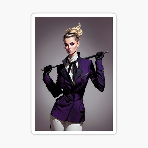 "Riding Lesson" Sticker for Sale by TheCollektor | Redbubble