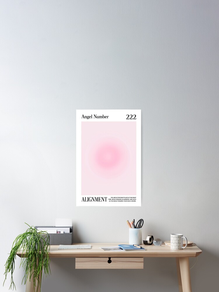 "Angel number 222 : Alignment " Poster for Sale by Anavrisss | Redbubble