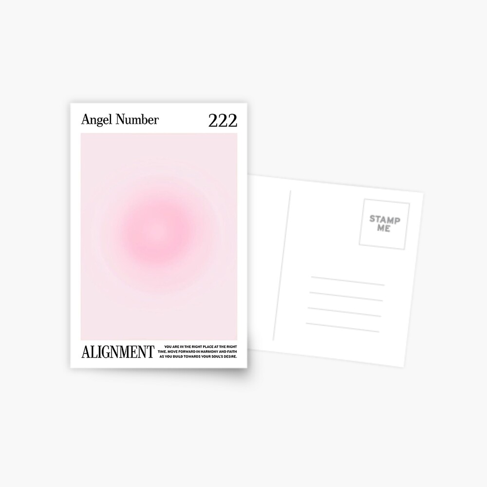"Angel number 222 : Alignment " Poster for Sale by Anavrisss | Redbubble