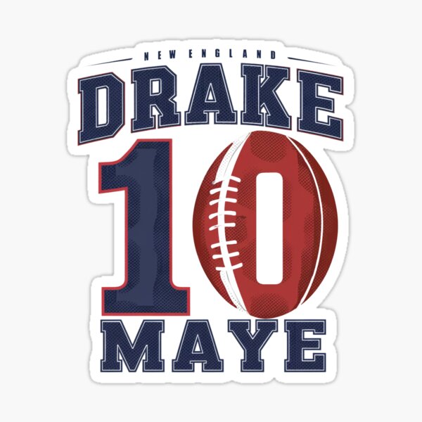 "drake maye 10 new england 2024" Sticker for Sale by Only Legends ...