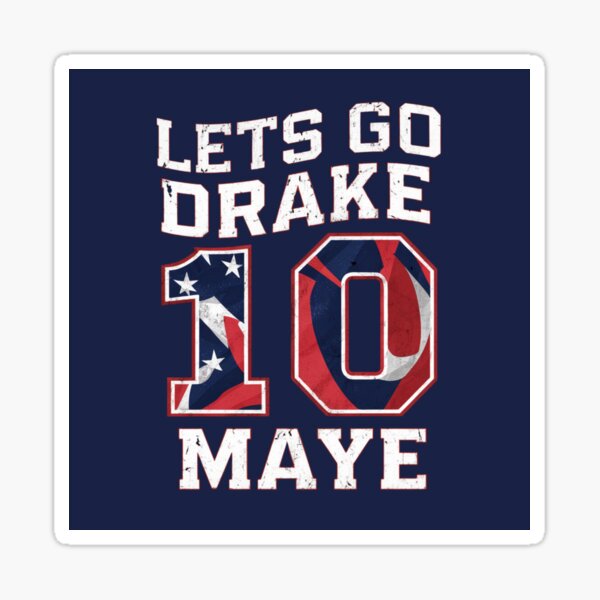"let's go drake maye 10 new england 2024" Sticker for Sale by Only ...