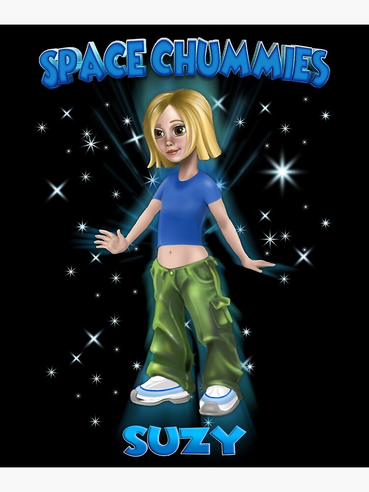 "SpaceChummies - Suzy - Cute Space Alien Children" Poster for Sale by ...
