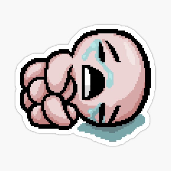 "Binding of Isaac" Sticker for Sale by disposalist | Redbubble