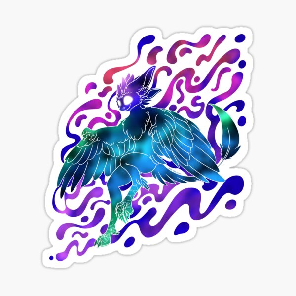 "OS series: Avali " Sticker for Sale by Beeps-Creatures | Redbubble